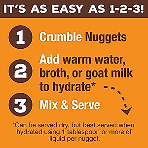 Primal Freeze Dried Nuggets for Dogs Beef, Complete Meal Freeze Dried Dog Food Healthy Grain Free Raw Dog Food, Crafted in The USA (14 oz)