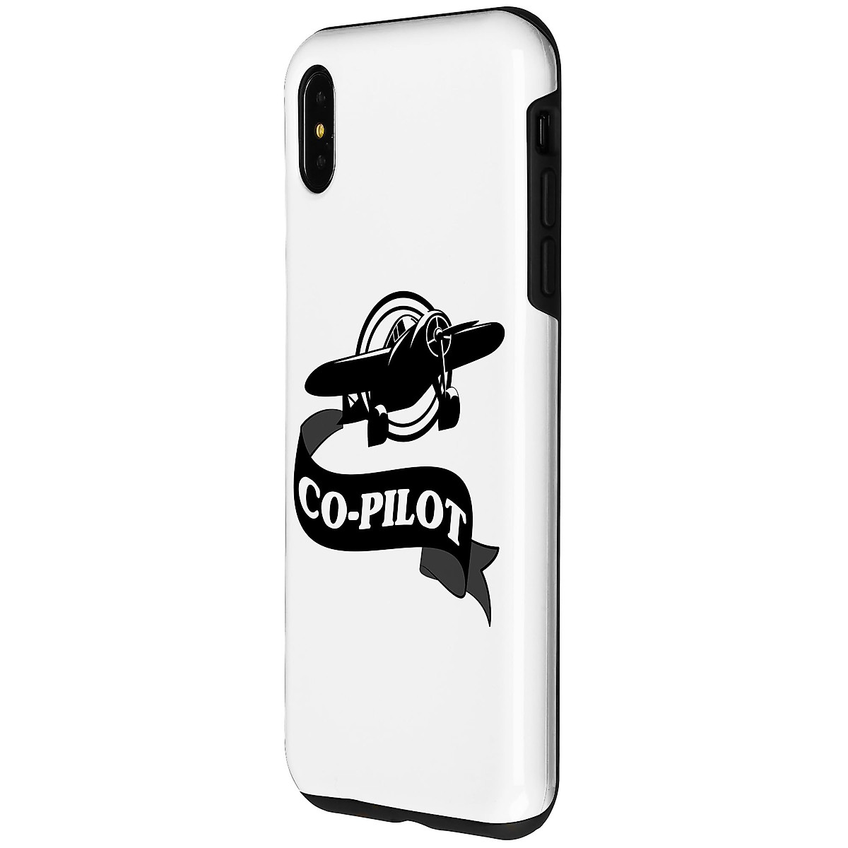 iPhone XS Max Vintage Flying Pilot Aircraft Co-Pilot Airplane-themed appar Case