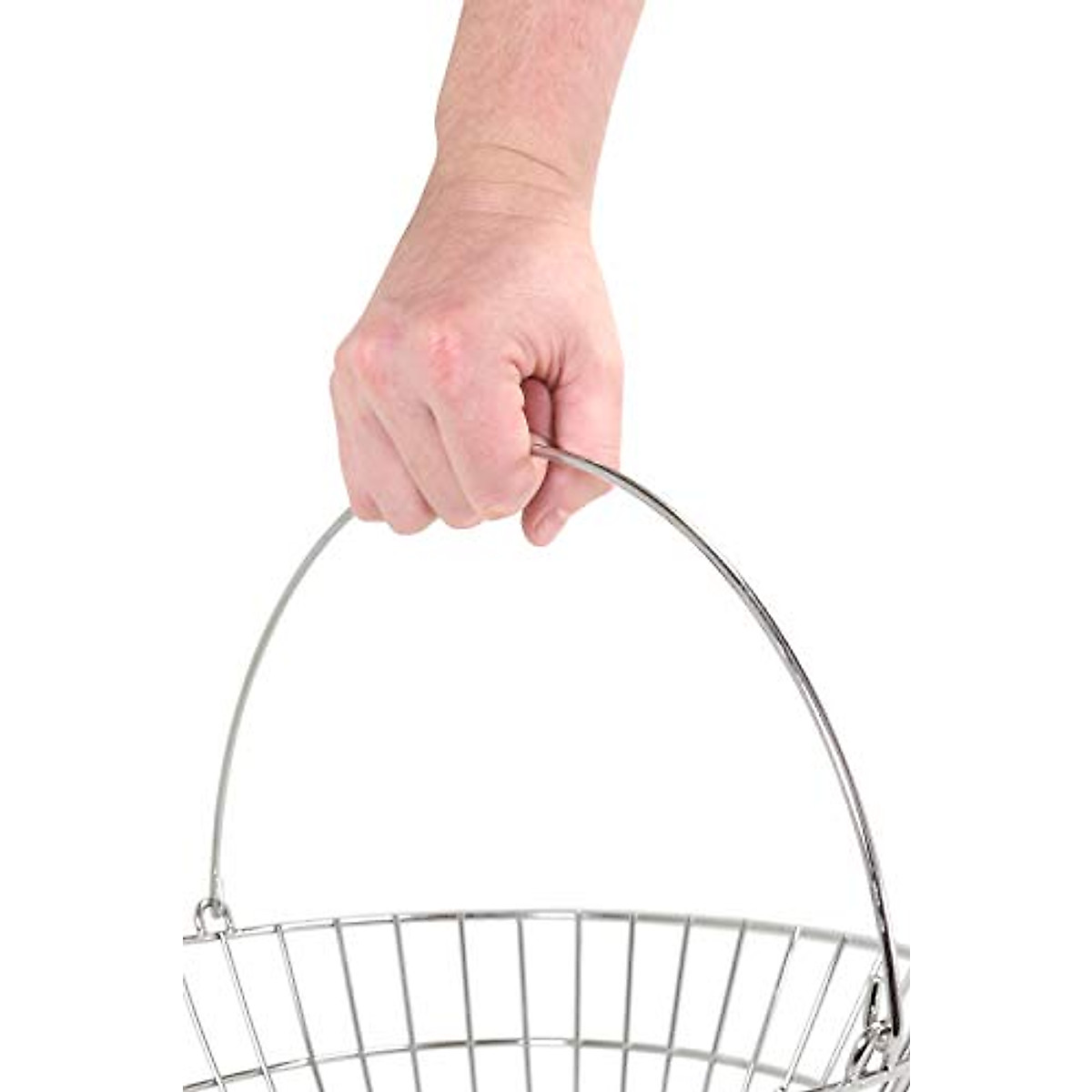 Premium Products Corp. Ash Basket with Handle - Perfect for Large Big Green Eggs & Kamado Joe Classic Sizes - Fits Most Grills - Free - Bonus Instant Read Thermometer (1)