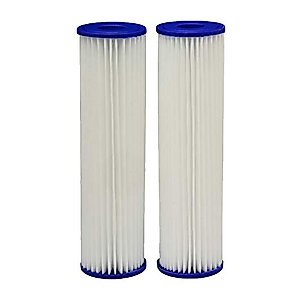 Brita Total 360 Pleated Whole House Water Filter Replacements (BRW2P) | Universal Filtration System Compatibility | NSF Certified to Reduce Sediment | 3-Month Filter Life (2 Pack)