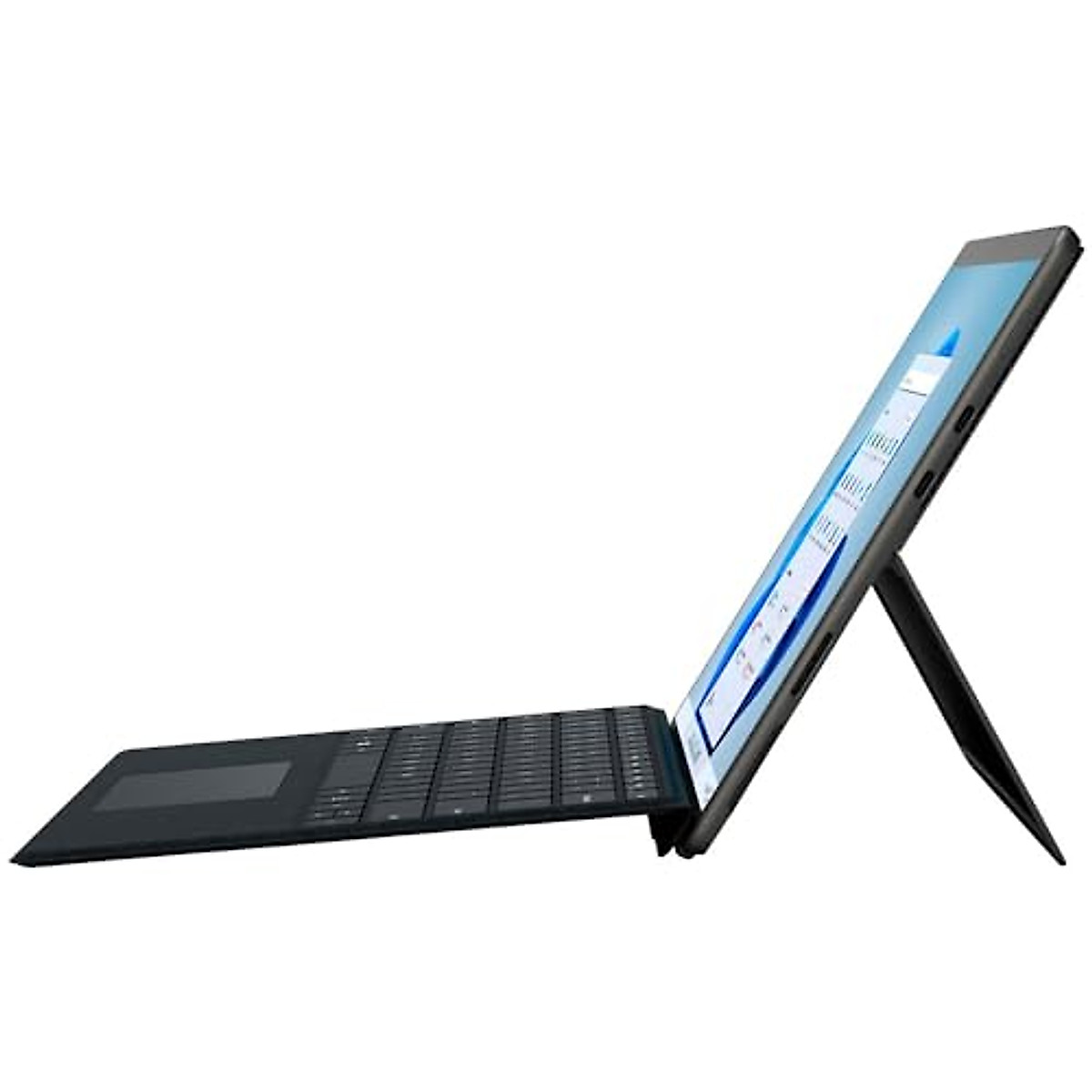 Microsoft Surface Pro 8 13" Touchscreen - Intel Evo 11th Gen Core i5-8GB RAM - 256GB SSD - Windows 11 Home - Graphite (IUS-00001) Bundle with Black Keyboard