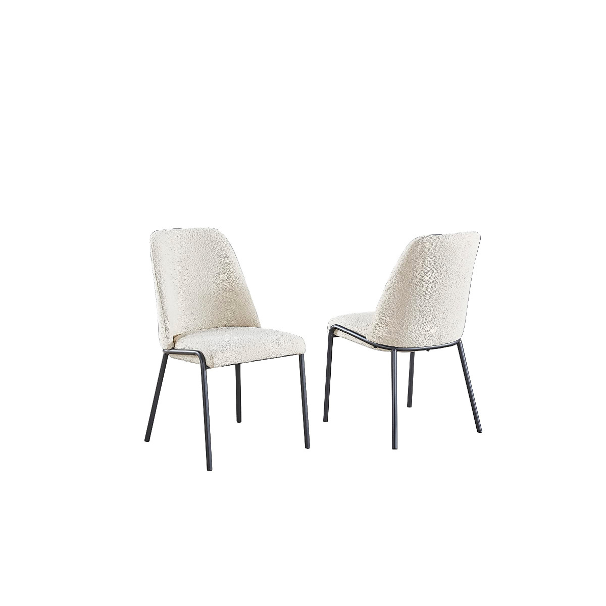 Best Quality Furniture D238-4SC189 Dining Set, White Marble/Gray/Cream