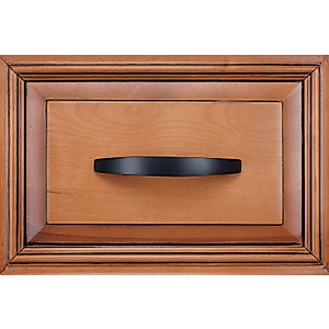 Iron Valley - 4" C2C Arch Cabinet Pull Handle - (10 Pack) - Cast Iron - Black