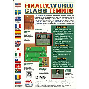 IMG International Tennis - Sega Genesis