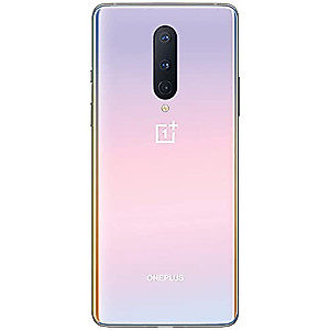 OnePlus 8 5G (128GB, 8GB) 6.55" 90Hz, Snapdragon 865, Volte T-Mobile Unlocked (AT&T, Metro, Verizon, Straight Talk)(Interstellar Glow) (Renewed)