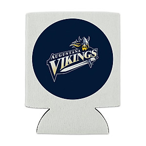 Augustana University Primary Logo Can Cooler - Drink Sleeve Hugger Collapsible Insulator - Beverage Insulated Holder