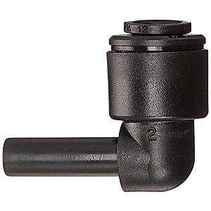 John Guest PM220606E Stem Elbow, 6mm x 6 mm (Pack of 10)