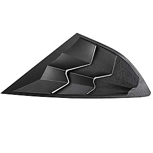 TeddyTT Rear Side Window Scoop Louvers Windshield Sun Shade Cover 3pcs Compatible with Ford Fusion 2013 2014 2015 2016 2017 2018 2019 2020