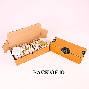 Pack of 10 Personalized Ayatul Kursi Islamic Party Favors Gifts, Ayatul Kursi Muslim Wedding Gifts Engraved on a Brown Wooden Plate Decorated with Golden Acrylic Frame (Brown Wood)