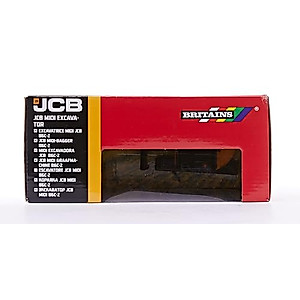 Britains JCB Farm Tomy Toys - Midi Excavator - 1:32 JCB 86C -1 Digger - Collectable Tractor Toy - 1:32 Scale Farm Toys - Suitable for Collectors and Kids - 3 Year Plus