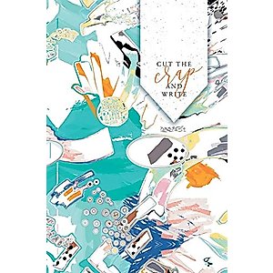 VLP Classic Notebook, Hard Cover, Large (A5) Blank, Creme Paper: Cut the Crap and Write