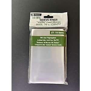 Sleeve Kings WOTR-Tarot Card Sleeves (70x120mm) -110 Pack, 60 Microns