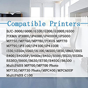 ColorPrint Compatible BCI-6 Ink Cartridge Replacement for Canon BCI6 BCI 6 BCI3e for PIXMA MP600 MP780 MP960 iP3000 iP3300 iP4000 iP5000 iP5200 iP6000D iP8500 Printer (3BK,3C,3M,3Y,3PC,3PM,18-Pack)