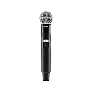 Shure QLXD2/SM58 Wireless Handheld Microphone Transmitter with SM58 Capsule (Receiver Sold Separately) - G50 Band
