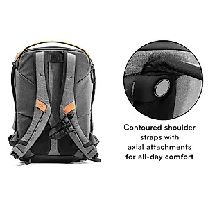 Peak Design Everyday Backpack V2 20L Charcoal, Camera Bag, Laptop Backpack with Tablet Sleeves (BEDB-20-CH-2)