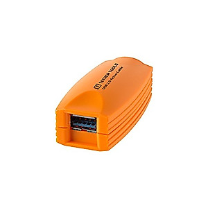 Tether Tools TetherPro USB 2.0 to USB Female Active Extension Cable Cable | for Fast Transfer Between Camera and Computer | High Visibility Orange | 16 Feet (5 m)
