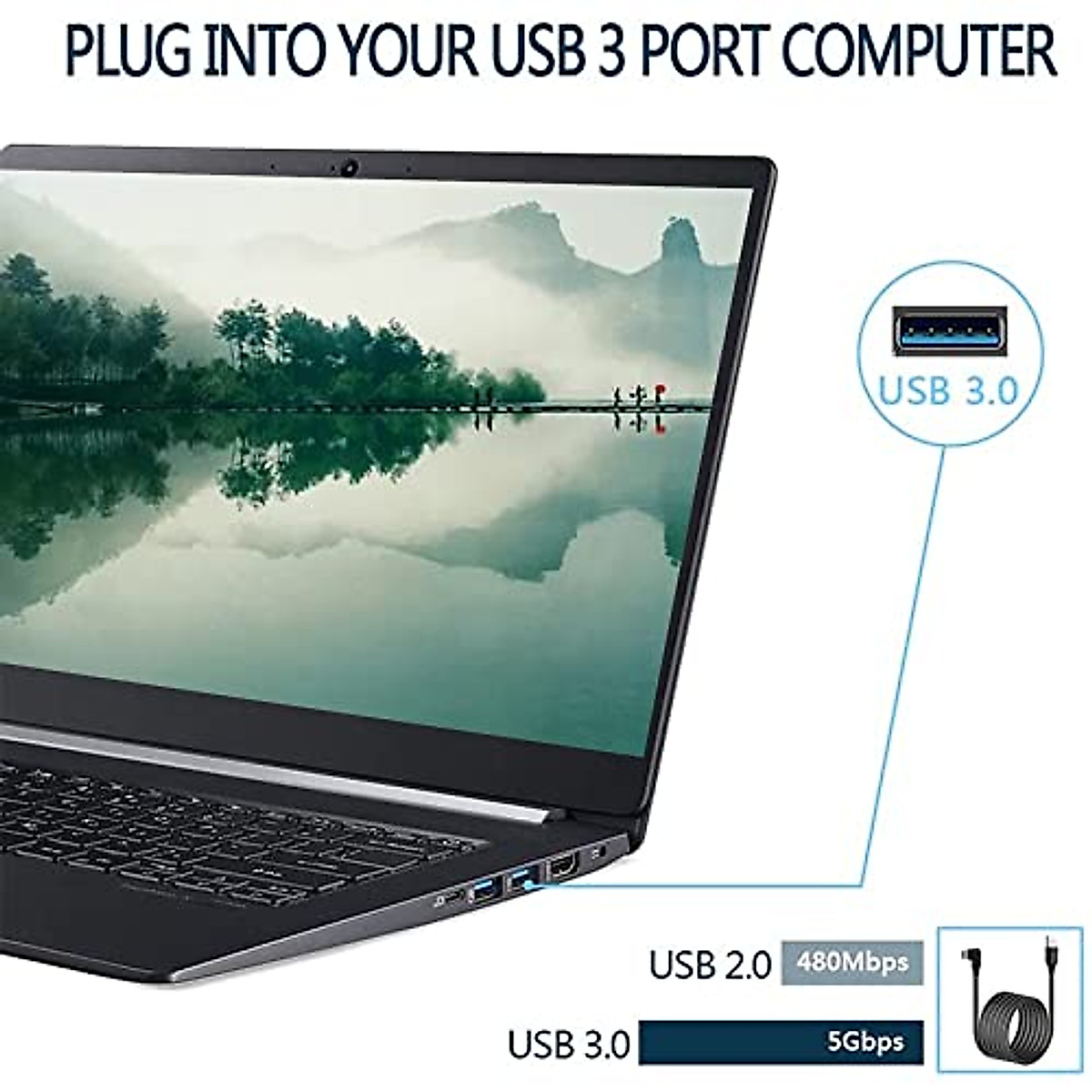 Do not apply 3 Meters Compatible for Oculus Quest2 Sturdy Link Cable High SPE