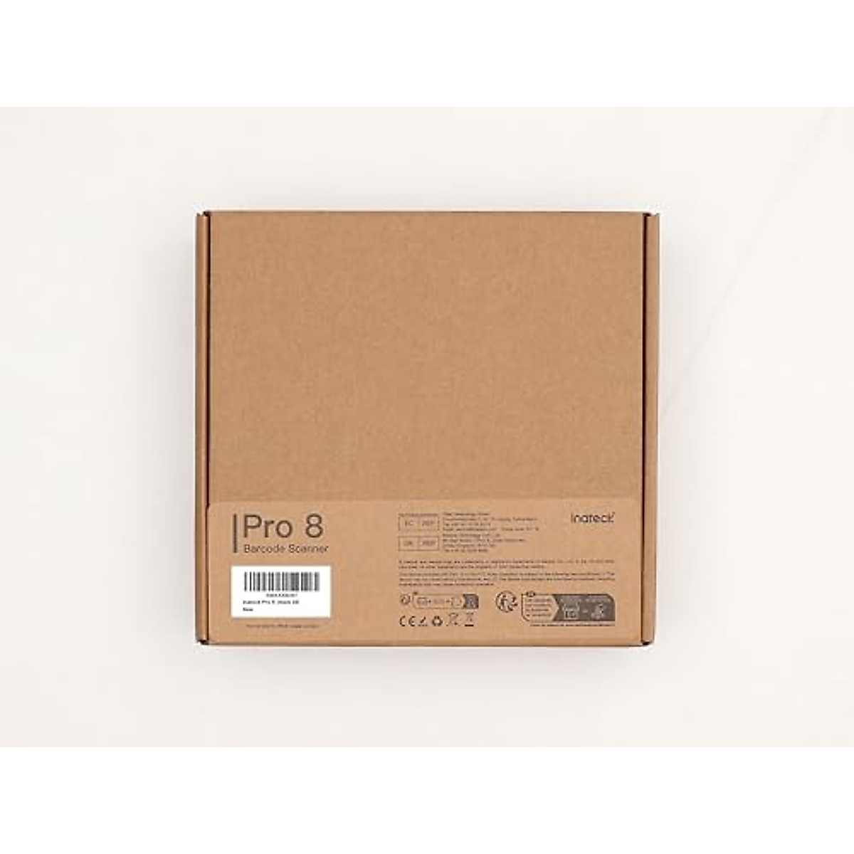 Inateck Bluetooth Barcode Scanner, 2D 1D Wireless Handheld Scanner, QR Code Scanner, Equipped with a Touchscreen and Smart Base, CMOS+CCD Dual modules, Larger scanning Range, Supports app SDK, P8.