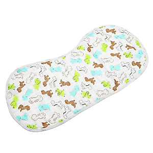 ShoppeWatch Muslin Burp Cloths Baby Burping Bibs 100% Organic Cotton 5-Pack Large 6 Layers Thick Soft Absorbent Cloth Spit Up Dribble Towels Rags for Newborns & Babies Unisex Shower Gift BB20