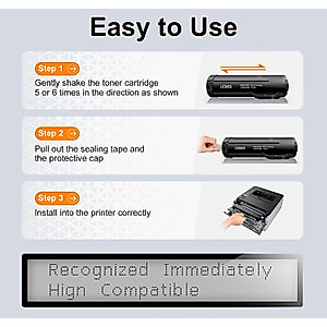 Ledes B400 Toner Cartridge High Yield 24,600 Pages, Compatible for Xerox Part#: 106R03584 Replacement for Versalink B400 B400N B400DN B405 B405DN (1 Pack, Black)