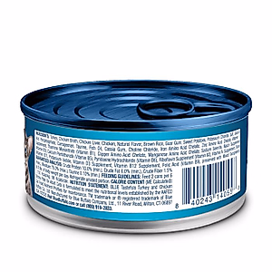 Blue Buffalo Tastefuls Chicken and Turkey Entree Wet Cat Food Pate, 3 oz., Case of 12