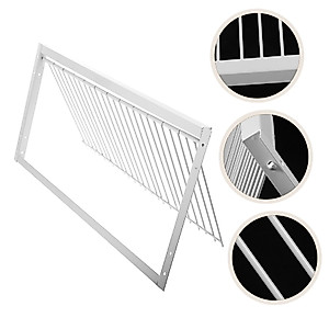 BESPORTBLE Pigeon Hits The Door Pigeon t Traps Pigeon Entrance Door Traps Bird Launcher Pigeon Door Frame Racing Pigeon Traps Doves Door Entrance House Door White Iron Pigeon Racing Curtain