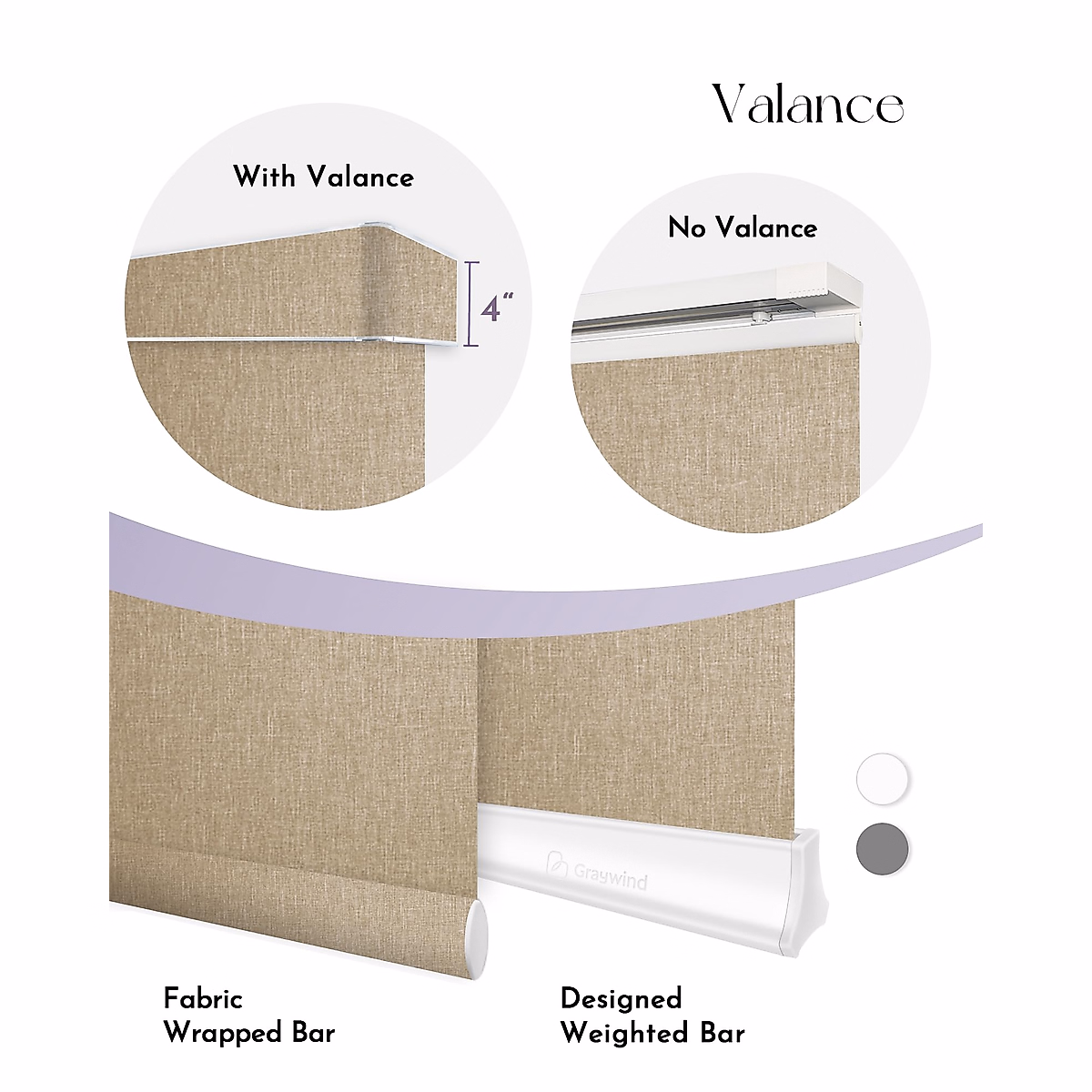 Graywind Motorized Sliding Panels Blackout Compatible with Alexa Google Smart Panel Track Blinds Remote Shades for Patio Sliding Door, Custom Size (Coffee)