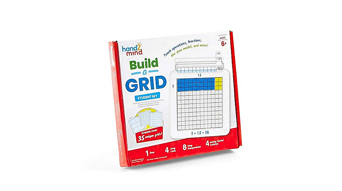 hand2mind Build-A-Grid: Fun Multiplication Tool for Kids