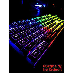 104 Keycaps ROG Backlit Keycap for Corsair K70 Lux K95 K65 K63 K68 K70 MK.2 K95 Platinum Strafe MK.2 Mechanical Keyboards Gaming