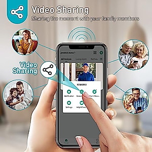 XTU Wireless Video Doorbell Camera with Wireless Chime, Door Bell Ringer Wireless with Camera, Voice Changer, PIR Human Detection, No Monthly fees, Battery-Powered Smart WiFi Doorbell
