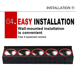 Spray Bottle Storage Rack Abrasive Material Hanging Rail Car Beauty Shop Accessory Display Auto Cleaning Detailing Tools Hanger