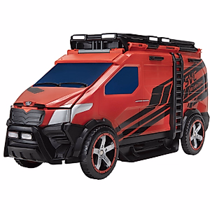 Micro Machines Super Van City Playset - Includes 12 MM Vehicles, Working Bridge, Construction Site, High Rise Building, Drag Strip, Ramps - Collect Them All