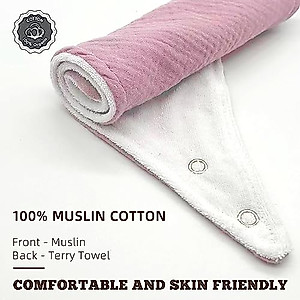 duludulu Muslin Baby Bibs, Baby Bandana Drool Bibs for Baby Girl&Boy, 8 Pack Baby Bibs for Drooling and Teething, 100% Soft and Absorbent Cotton 8 Solid Colors Set