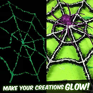 Surebonder GS-15 Glo StikGlow Temp Mini Glue Stick-15 sticks-4" length 5/16" diameter, No Size, Glow-In-The-Dark, 15 Count