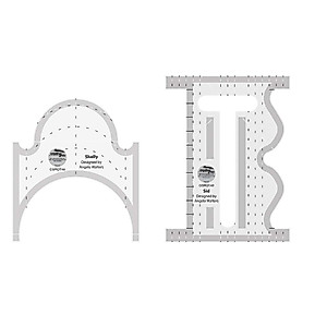 Creative Grids Machine Quilting Tool 2 Pack - Shelly & Sid