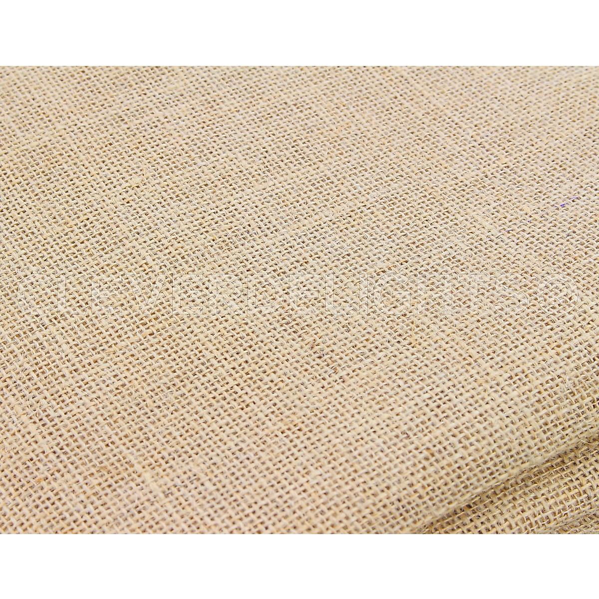 CleverDelights 60" Burlap Fabric - 5 Yards - Tight Weave Natural Jute Burlap Fabric - 60 Inch