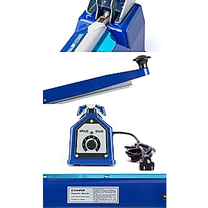 LinsnField Sealer Pro - 8 inch Impulse Heat Sealer - 2mm Sealing Width - Manual Heat Sealer Machine for All Bags - Most Heavy Duty for Strong, Secure Sealing for Long Term Food Storage, Deep Blue