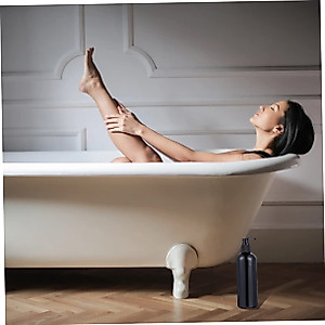 STOBAZA Travel Lotion Bottles 300ml Gel Pump Bottles for Shampoo Body Wash Black Cap