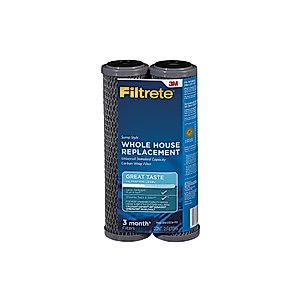 Filtrete 3WH-STDCW-F02 Water Filter Housings, 2 Count (Pack of 1), Gray
