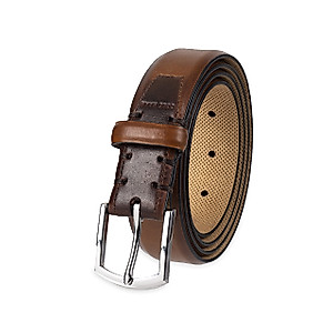 Cole Haan Men's Leather Dress Belt, Tan, 38