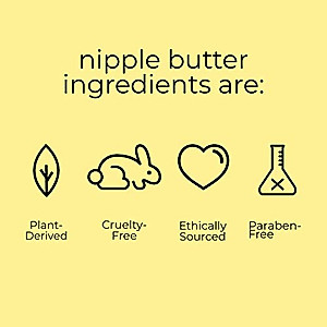Mum. Motherhood Essentials® Organic Nipple Butter (2 oz), Lanolin Free, Doctor Recommended, USDA Organic + NON GMO , Safe nipple cream for breastfeeding, Pump lubricant, Breastfeeding essential