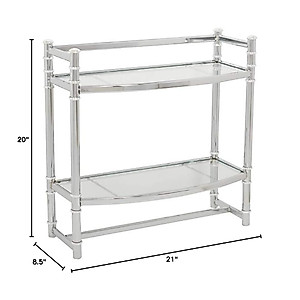 Zenna Home, Wall Shelf, Chrome