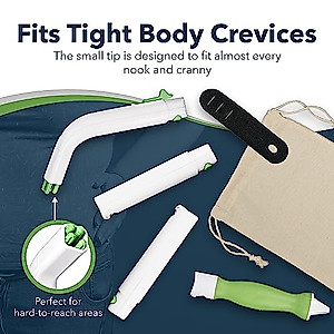 Multipurpose Toilet Aid – 25.5” Bathroom Aids for Wiping for People w/Range of Motion Limitations – Portable Toilet Aids for Wiping Bottom, Holding Tissue, Razor & Other Personal Hygiene Products