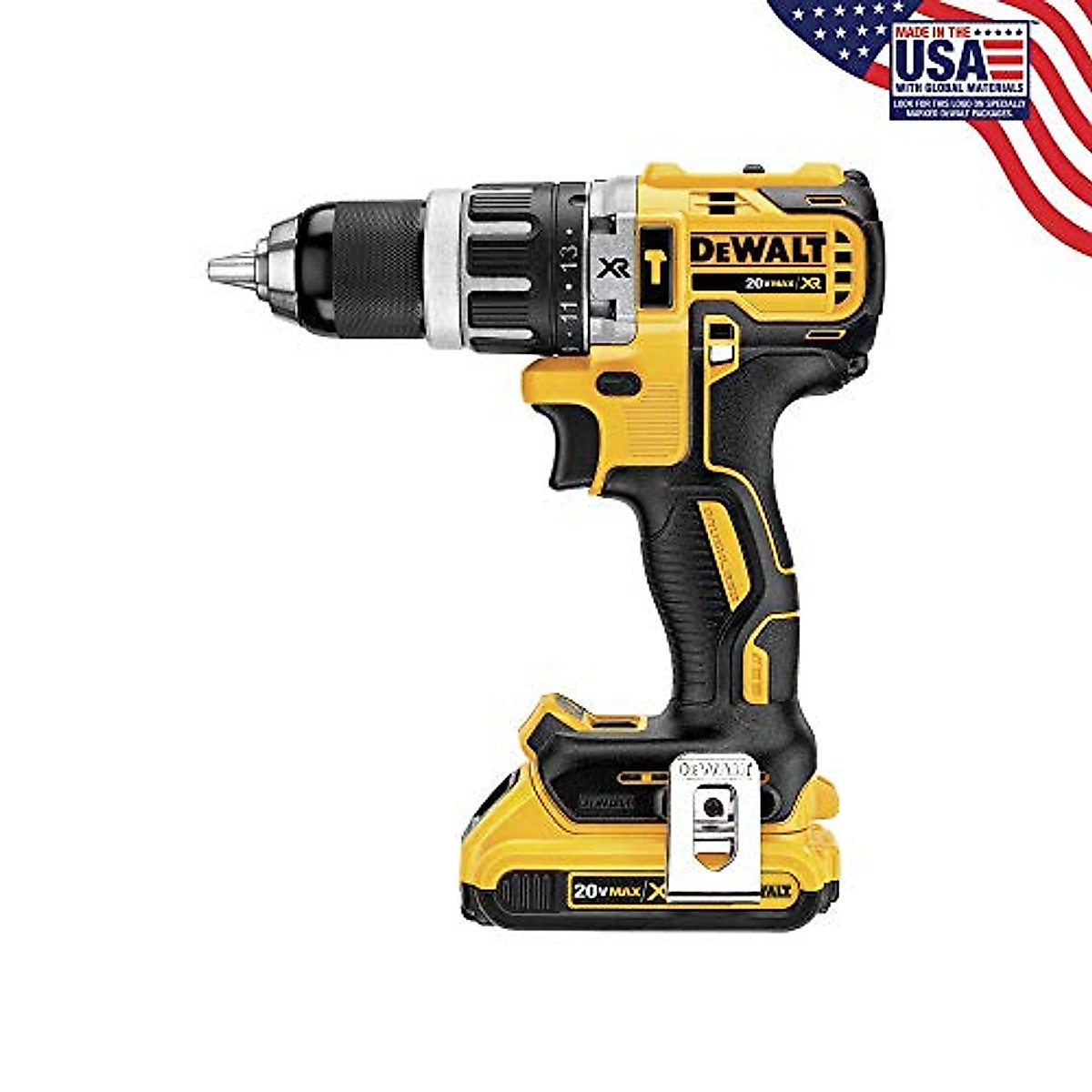 DEWALT 20V MAX XR Brushless Combo Kit with Cordless Orbital Sander (DCK287D2 & DCW210B)