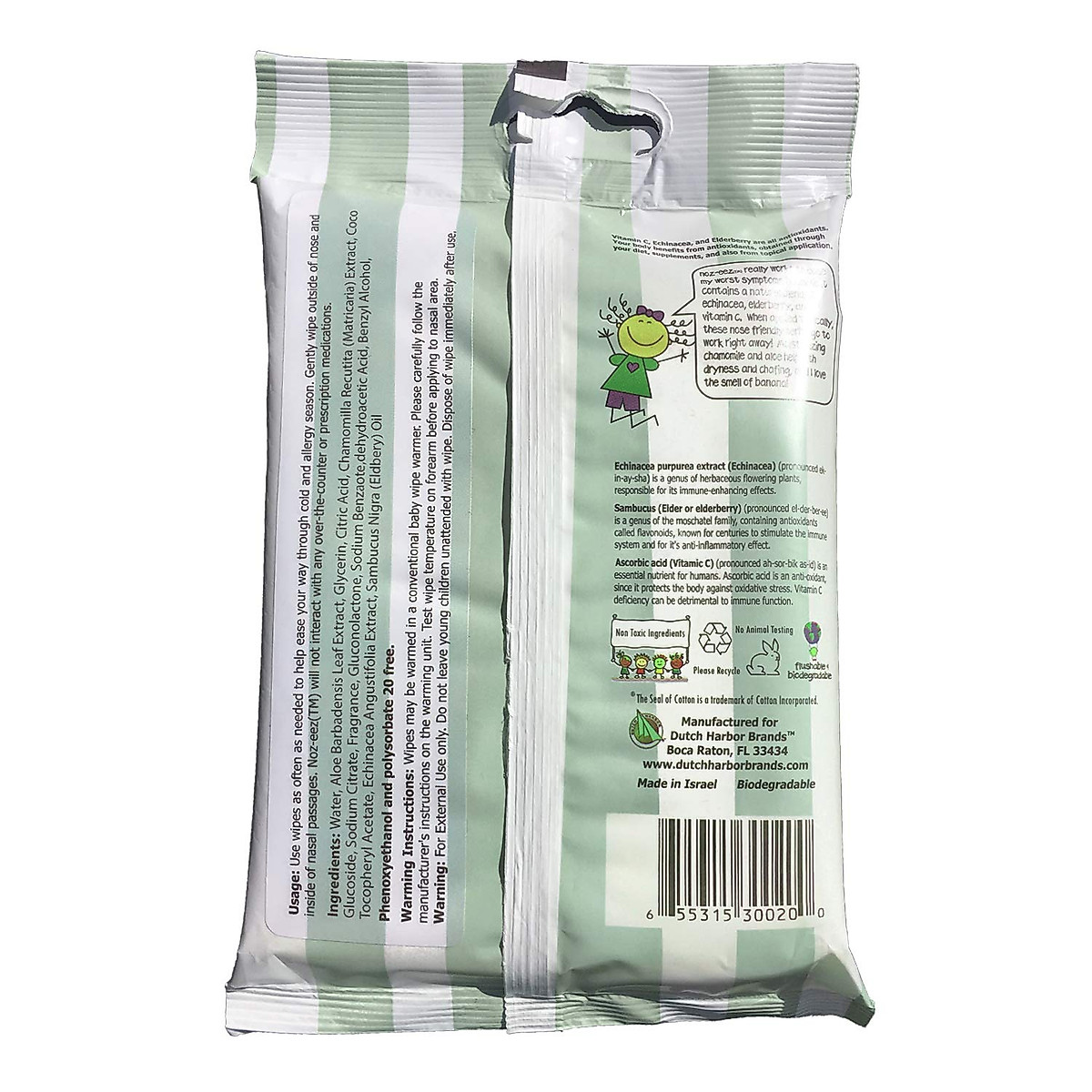 Natural Essentials Lil' Peepers Bundle - Baby Eyelid Cleansing Wipes, (30Ct) & 2 Packs of Moisturizing Nose Wipes (64 Wipes)