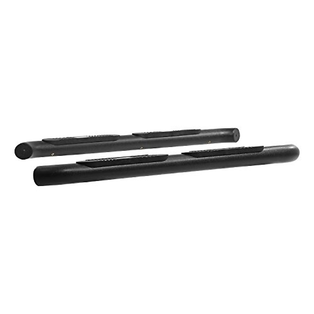 ARIES AL231007 Big Step 4-Inch Round Black Aluminum Nerf Bars, Select Jeep Wrangler JK