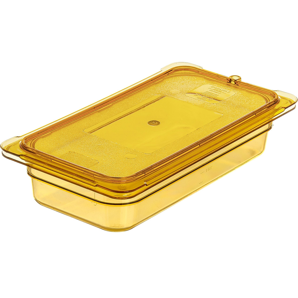 Carlisle FoodService Products 3086013 StorPlus High Heat Food Pan, 2.5" Deep, Third Size, Amber