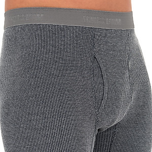 Fruit of the Loom Men's Recycled Premium Waffle Thermal Underwear Long Johns Bottom (1, 2, 3, and 4 Packs), Greystone Heather, X-Large