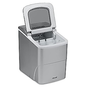 Newair 26 lbs. Countertop Ice Maker, Portable and Lightweight, Intuitive Control, Large or Small Ice Size, Easy to Clean BPA-Free Parts, Perfect for Cocktails, Scotch, Soda and More