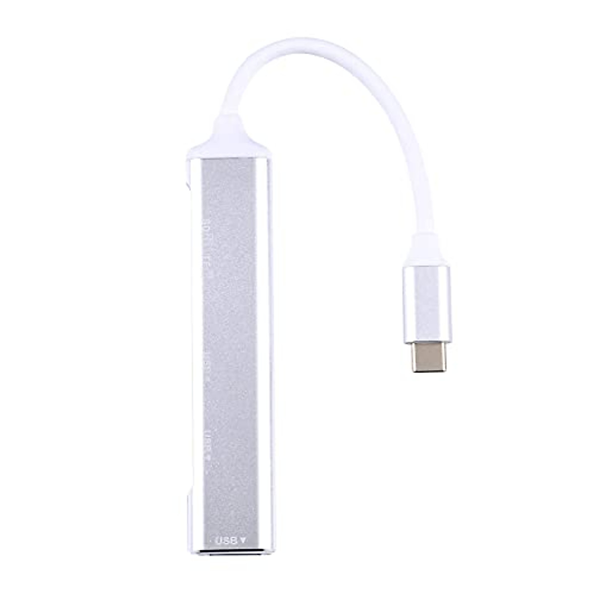 Convenient and Practical 5 in 1 USB-C/Type-C 3.1 to SD/TF Card Slot + 3 USB 3.0 Ports Multifunctional Docking Station HUB